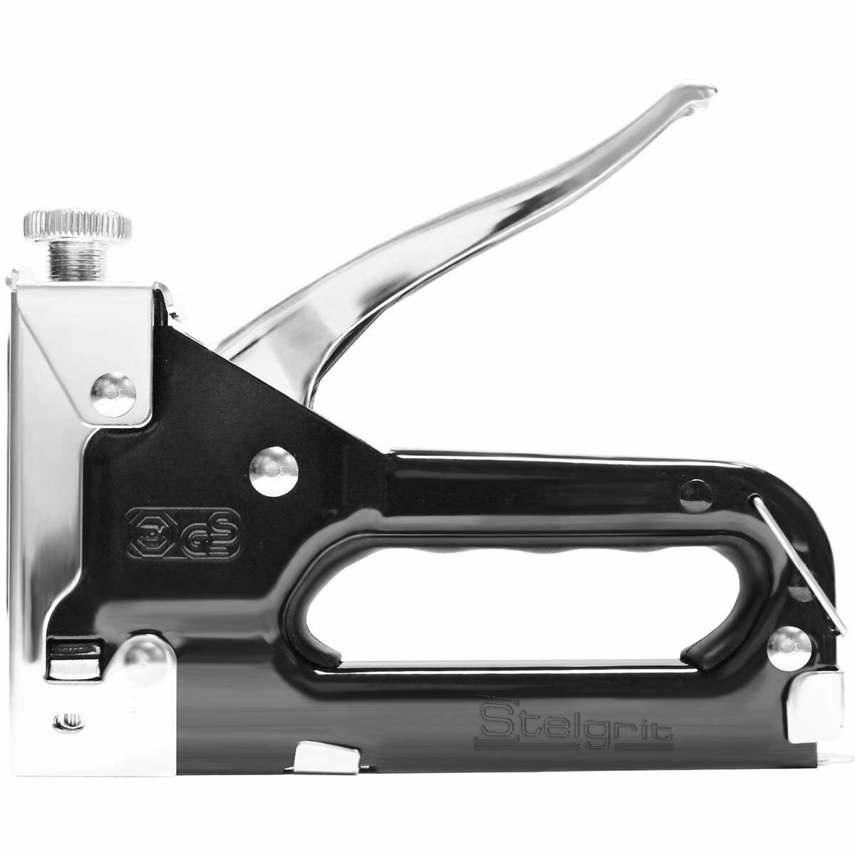 Строительный степлер Stelgrit, тип 53 под скобы 4 - 14 мм, металлический корпус