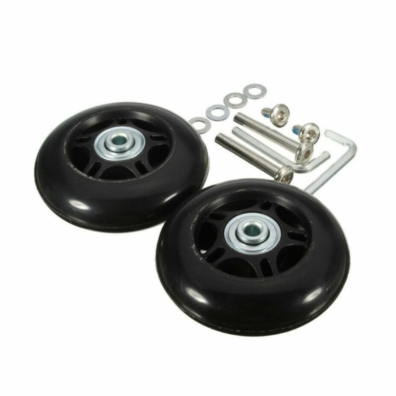 1 комплект колес для багажа, ремонта роликов чемодана, сверхмощные колеса, сменные ролики тележки коробки