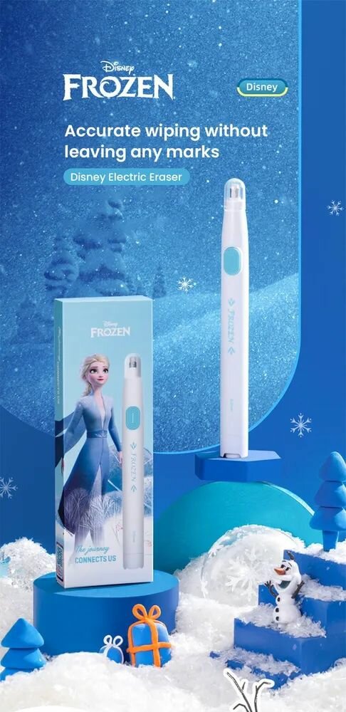 Ластик автоматический PENAC TRI ERASER треугольный, пластиковый, с возможностью замены ластика