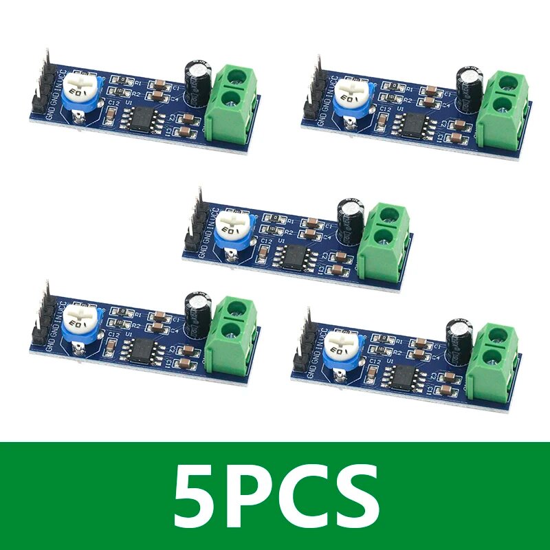 Модуль LM386, модуль усилителя звука с 200-кратным усилением, плата моноусилителя мощности звука