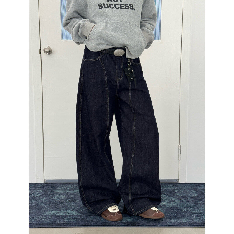 Тренд RONG CH Джинсы Кроп Лето Разорванные Высокий Улица Деним, Размер_M