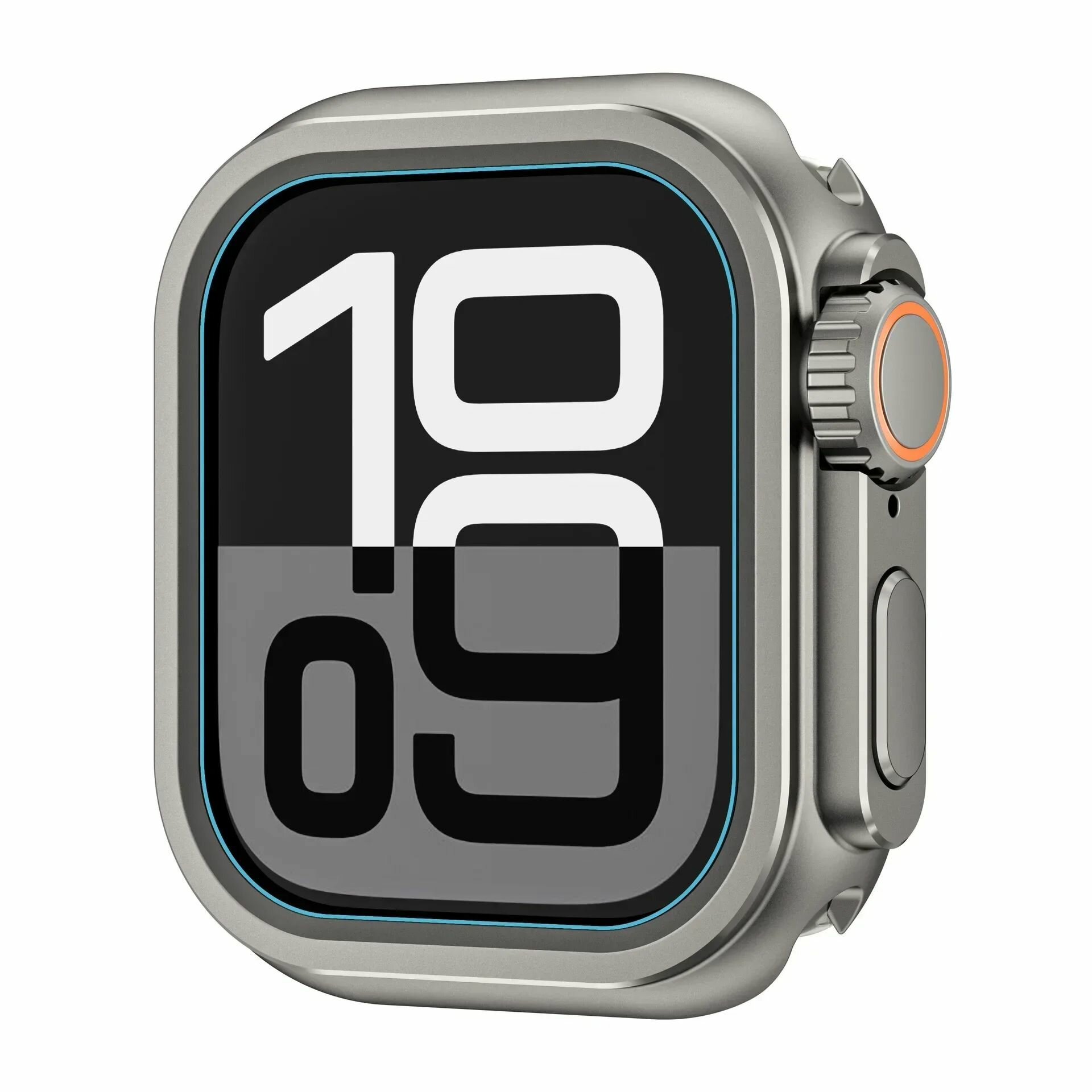 Защитный чехол металлического бампера Apple Watch 46мм 45 44 iWatch Series Крышка защитной рамы 10 9 8 7 6 5 SE вместо Ultra 2 49мм