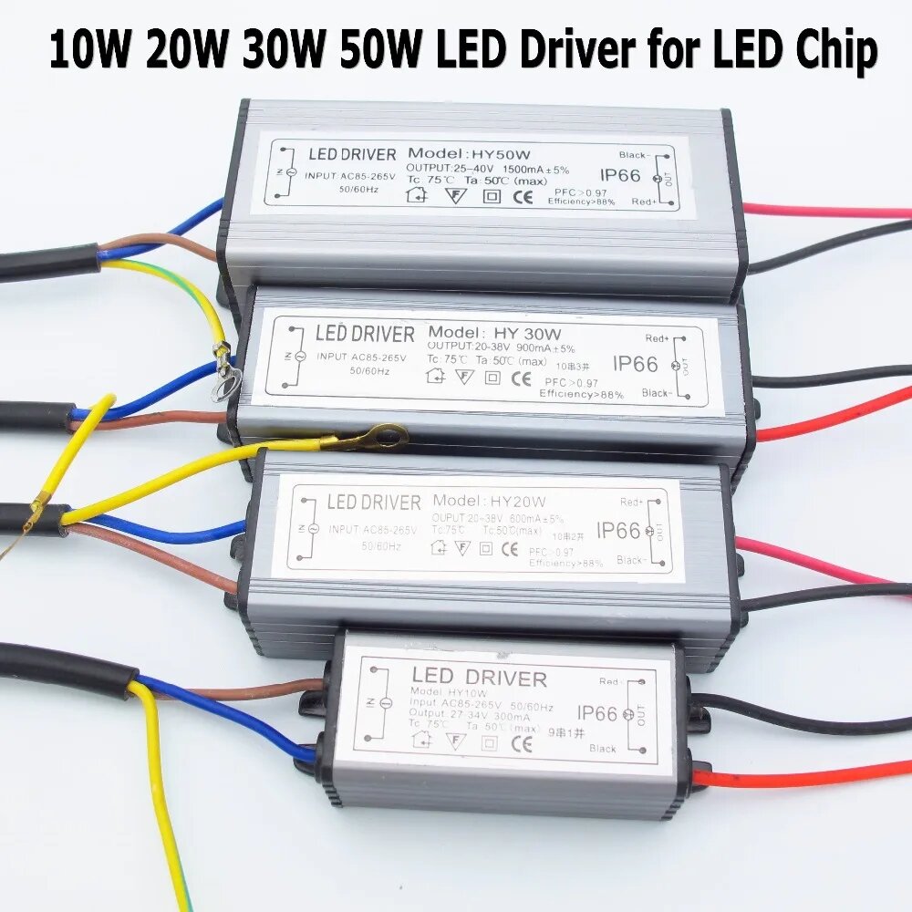 Драйвер светодиодов Jiaderui 50W 300mA 25-40V