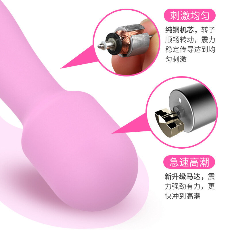 Новая AV-палка двуглавая вибрационная Массажная палочка Вибратор точки G приятная ручка пара секс-игрушки товары для