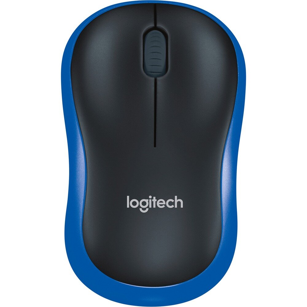 Мышь Logitech M185, беспроводная, оптический сенсор, для правшей и левшей