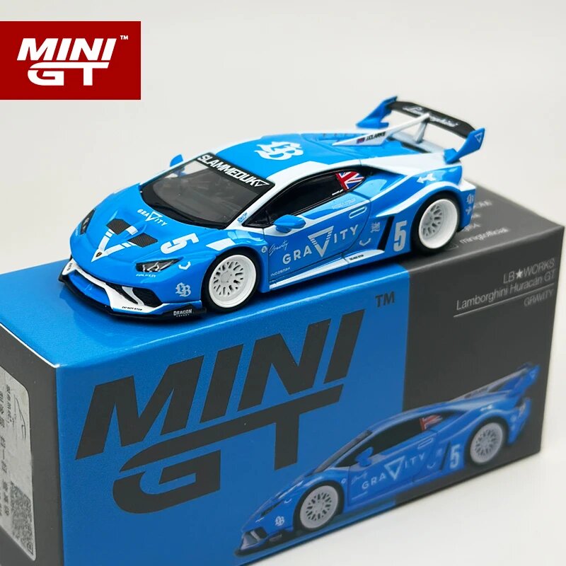 Модель автомобиля TSM MODEL Lamborghini Huracan GT GRAVITY 1:64 сине-белый