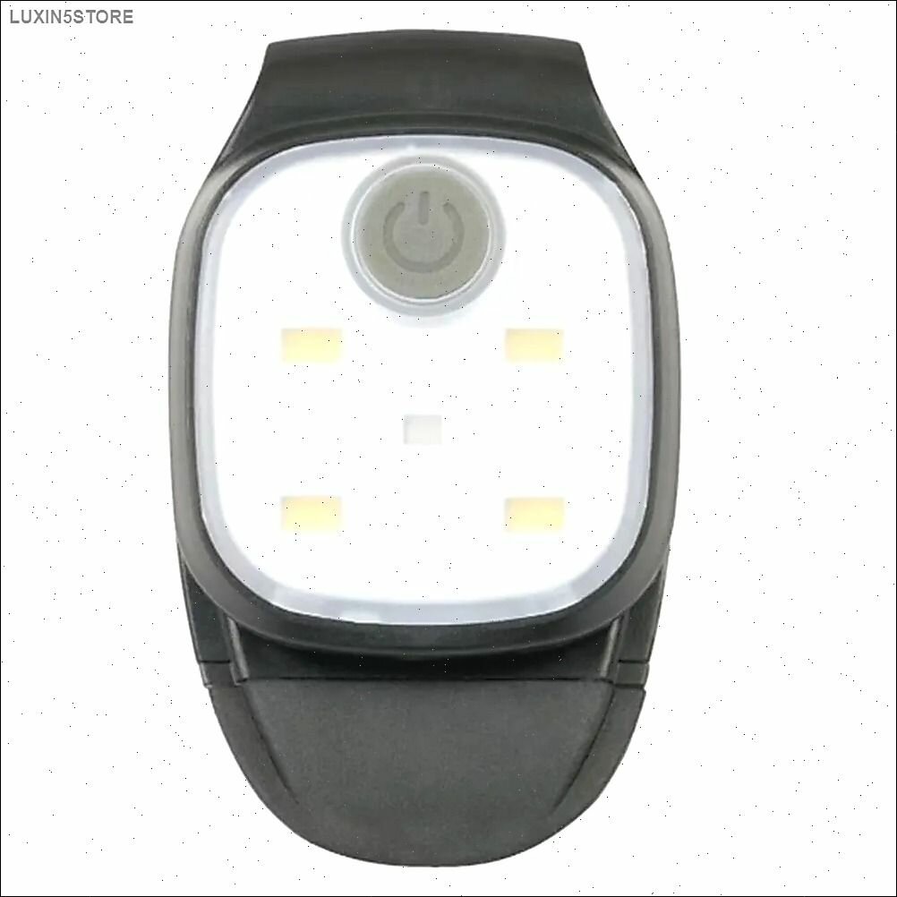 Перезаряжаемый USB светодиодный светильник с зажимом для ночного бега нагрудный фонарик Легкий вес безопасный беговой инвентарь