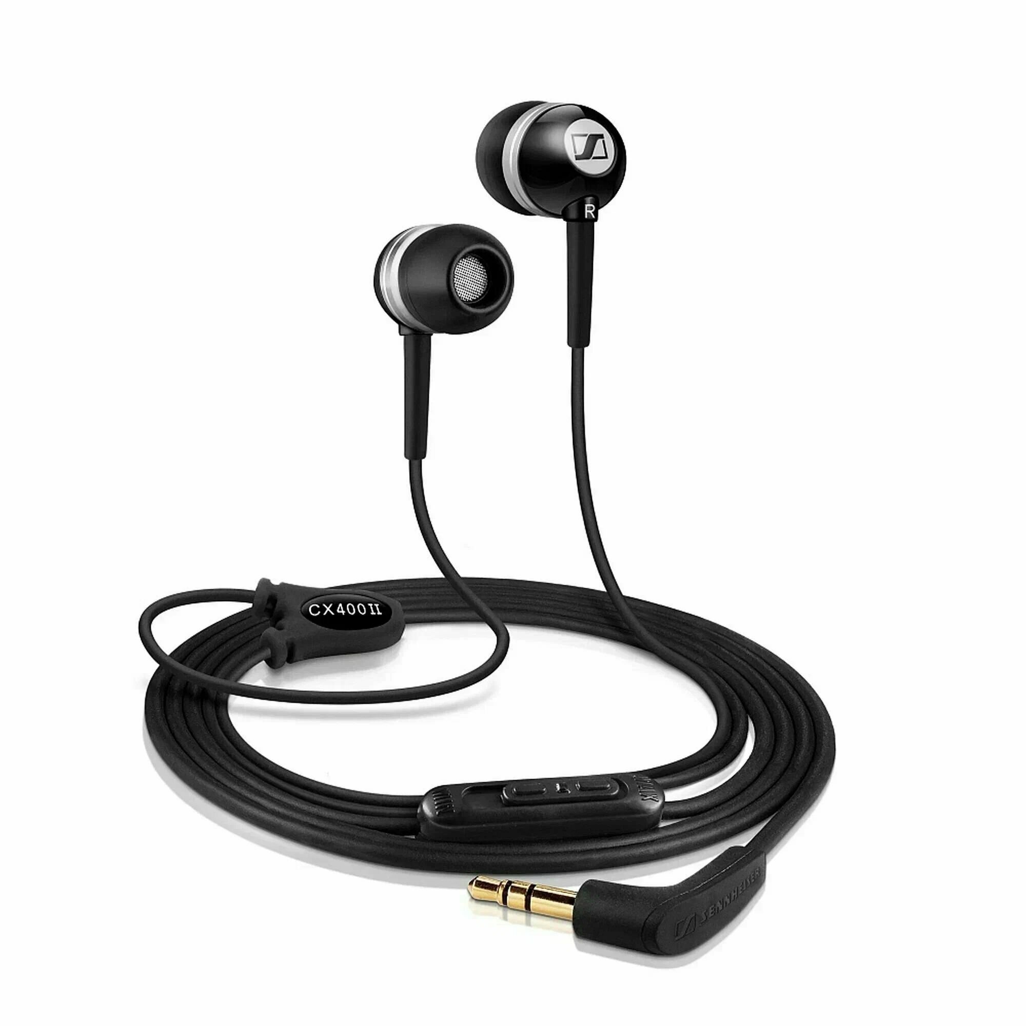 Наушники проводные Sennheiser CX 400-II Precision, mini jack 3.5 mm, черный