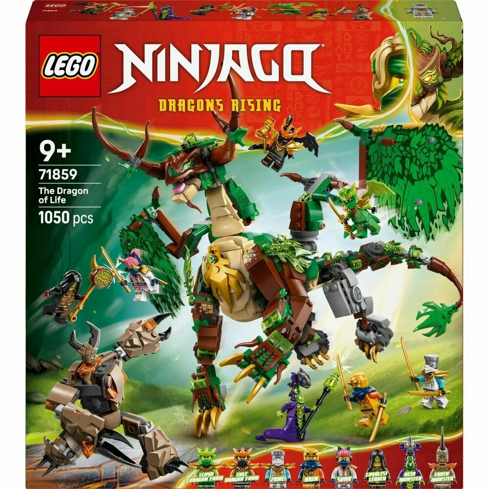 Конструктор LEGO NINJAGO - Дракон жизни, 1050 эл. - Лего Ниндзяго 71859