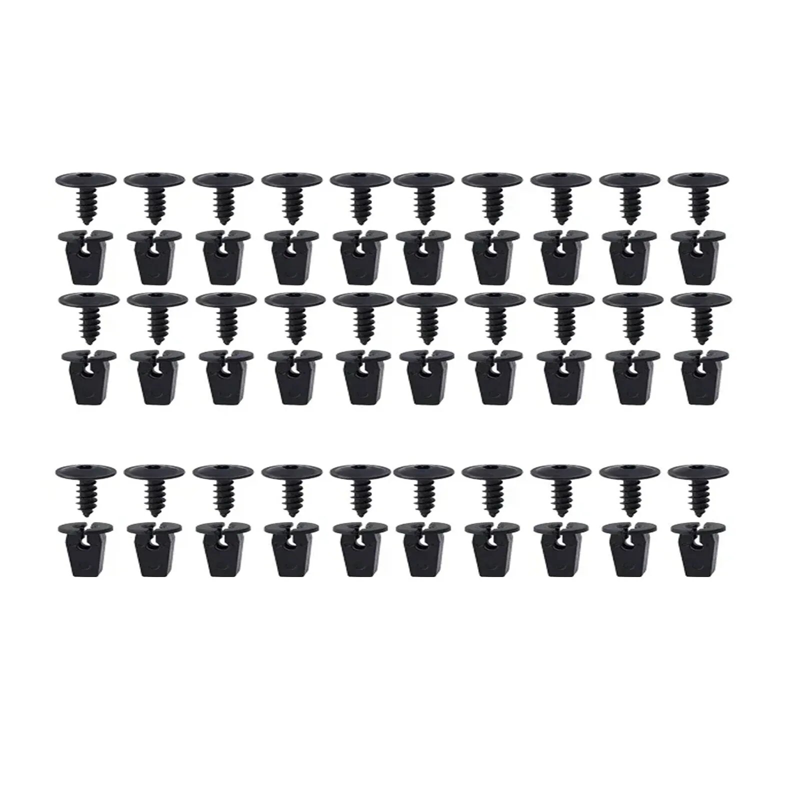 20-200 шт, крышка двигателя, защита от брызг, колесная арка, винт Torx, фиксатор, крепежные 60PCS