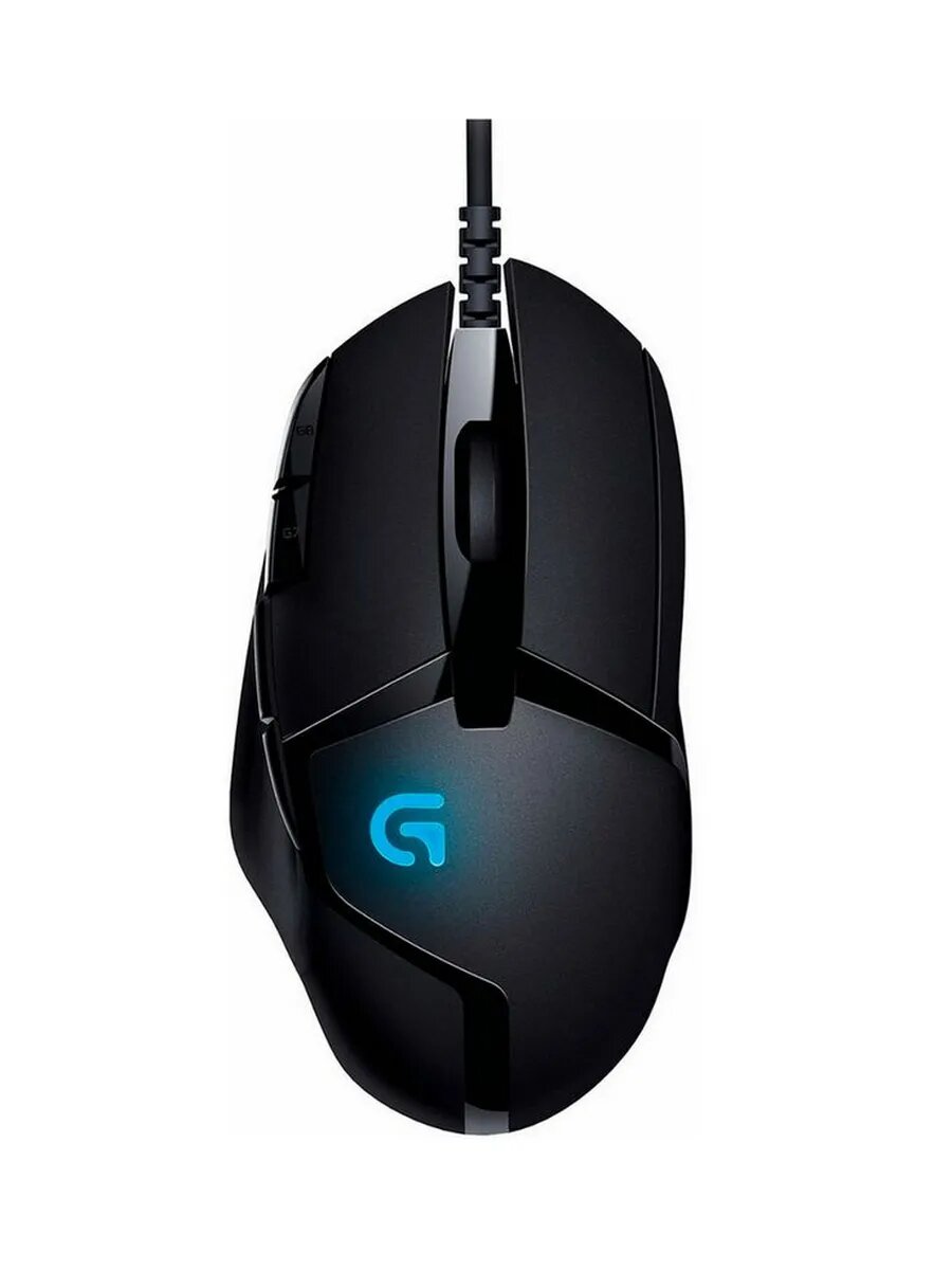 Мышка Logitech Optical G402 Hyperion Fur, черный, (910-004073)