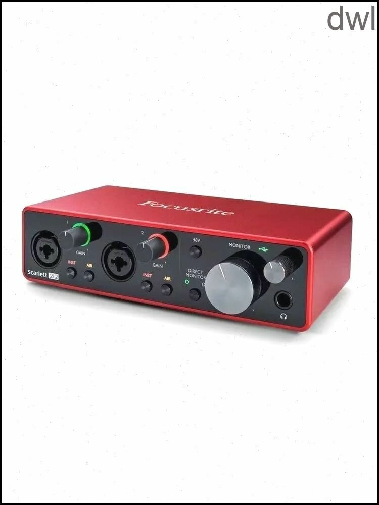 Эксклюзивный аудиоинтерфейс Focusrite Scarlett 2i2 третьего поколения