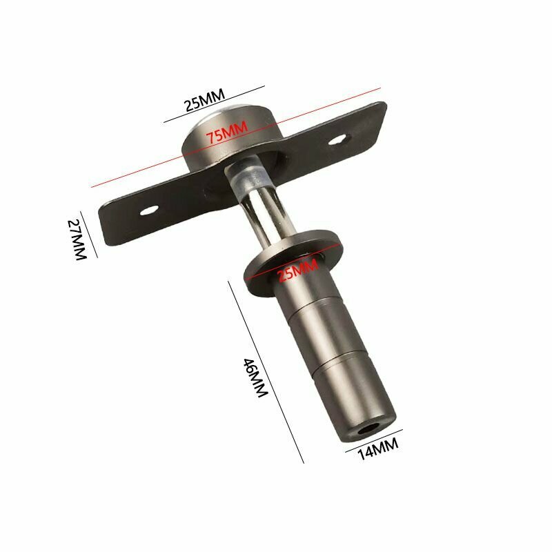 Невидимый дверной ограничитель, магнитный, ультратонкий, сильный магнитный антиударный дверной ограничитель для деревянных дверей в спальне, новый магнитный нержавеющий стальной невидимый напольный ограничитель