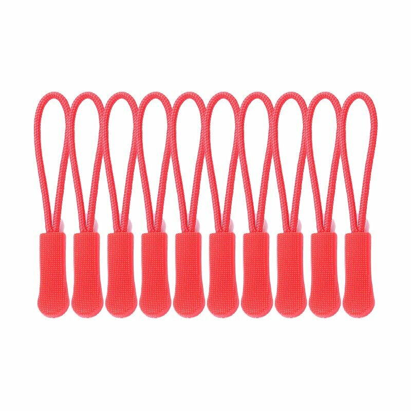 Пластиковые бегунки для молнии 10 шт Красный, 10pcs-red