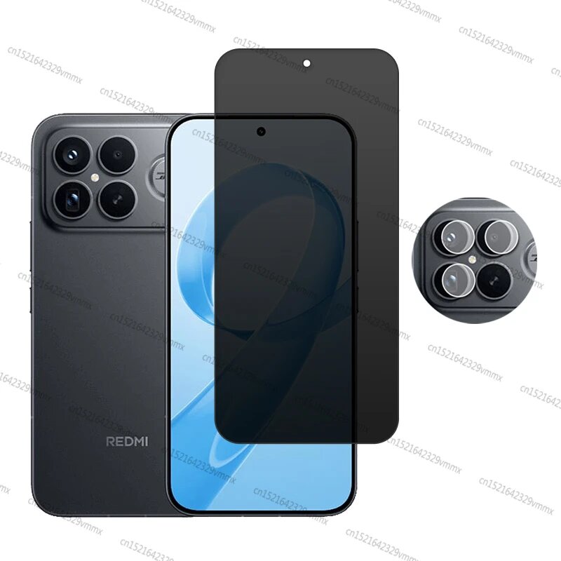 Закаленное стекло для конфиденциальности для Xiaomi Poco F8 Ultra Privacy Screen Protector Poco F8 Ultra Glass для Poco F8 Ultra Camera Lens Film
