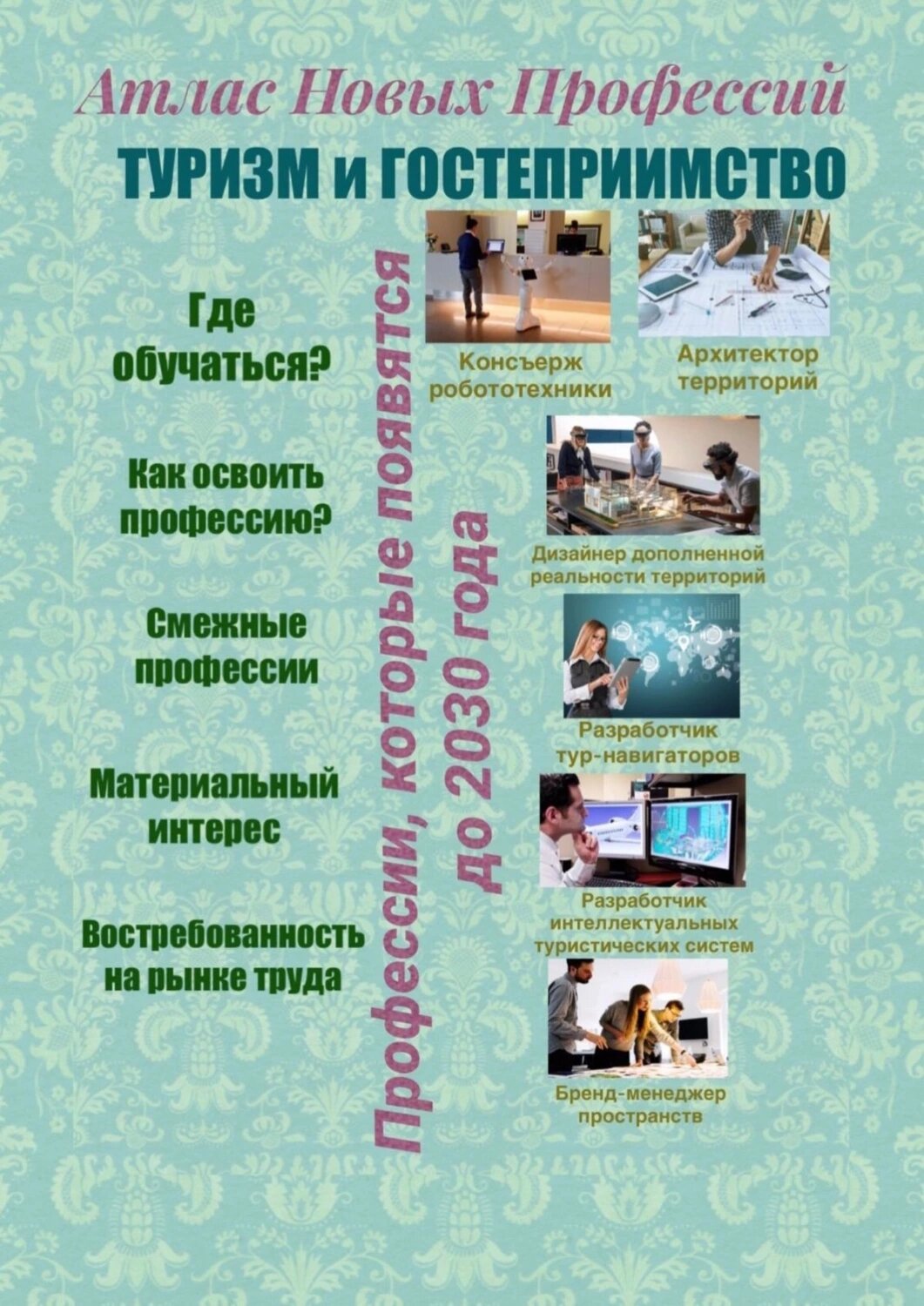 Атлас новых профессий. Туризм и гостеприимство. Профессии, которые появятся до 2030 года [Цифровая книга]