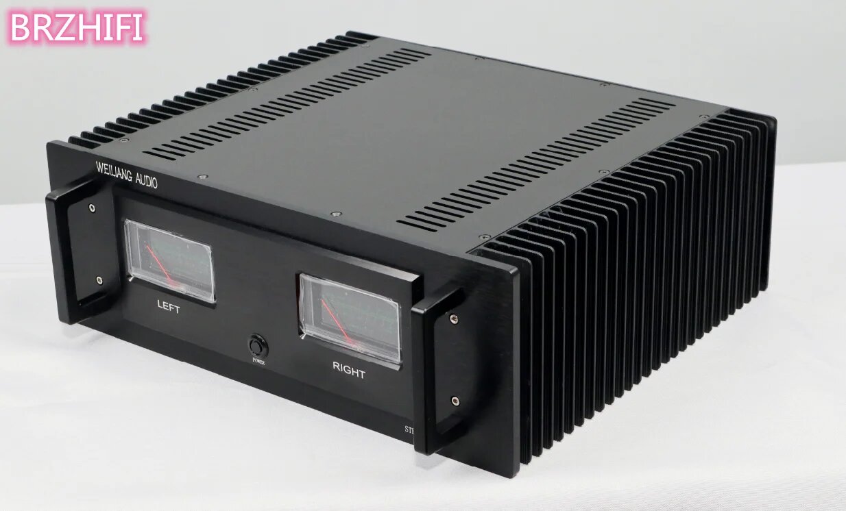 GZbotolave Алюминиевый корпус усилителя мощности A60 black front panel