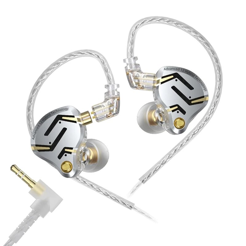 KZ ZS12 PRO 2 Гибридные проводные наушники