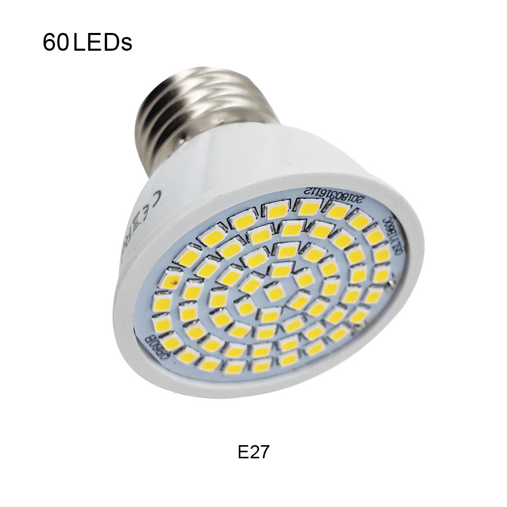 220V E27 светодиодная лампа прожекторная кукуруза 60 светодиодов лампа LED точечный свет теплый белый свет