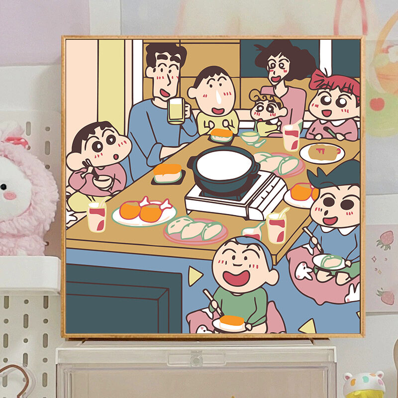 Bungo Stray Dogs Осаму Дадзай DIY Цифровая масляная живопись Раскраска ручной работы Накахара Чуя Аниме товары Акриловая живопись