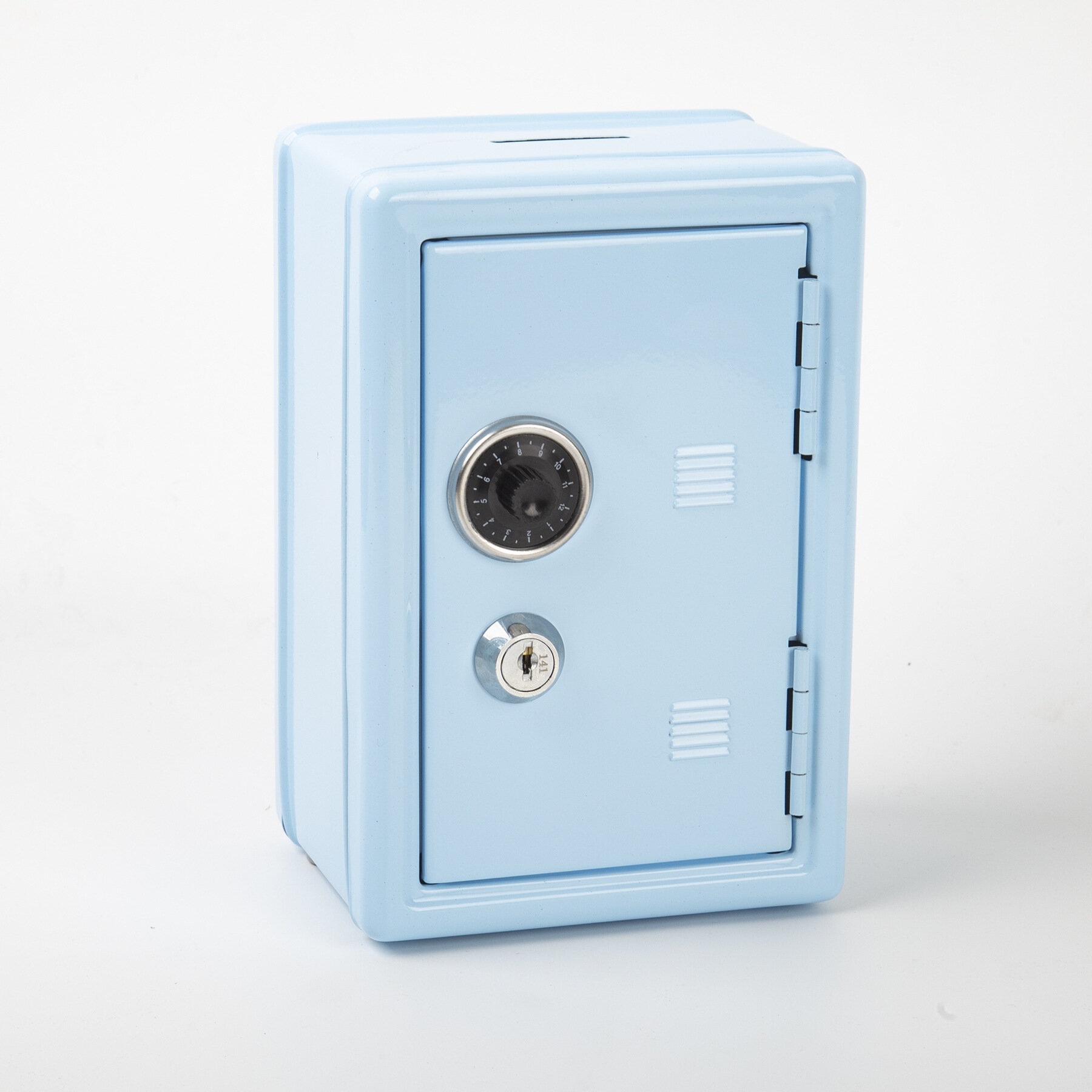 Мини-сейф для денег, креативный запираемый парольный железный ящик, страховой ключ, ящик для хранения денег, монетница, кросс-бордер