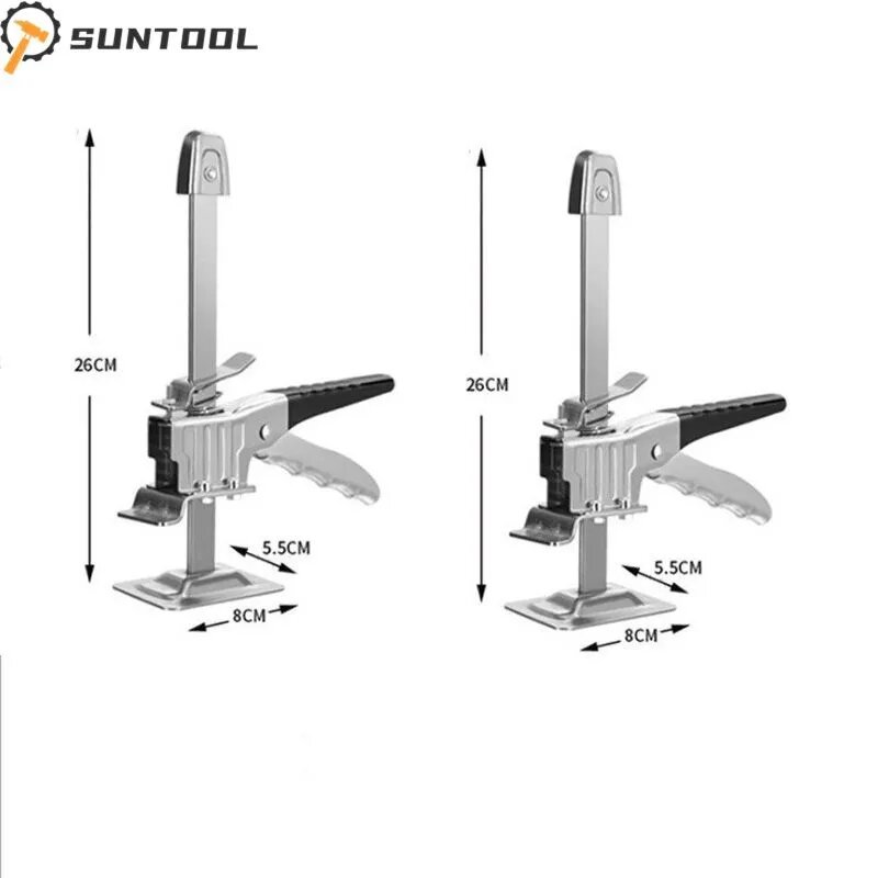 Струбцина SUNTOOL для дерева и металла 2 шт. Подъемная рычажный механизм, сталь, 26 см