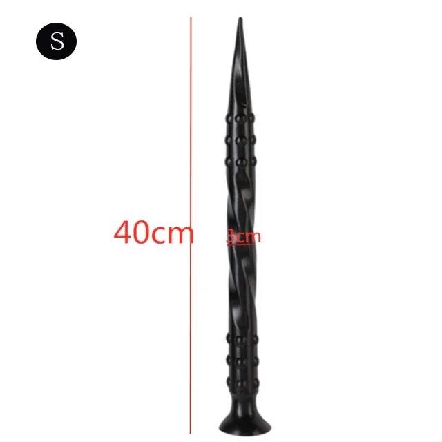 Силиконовая очень длинная Анальная пробка, огромный фаллоимитатор на присоске, расширитель E-S