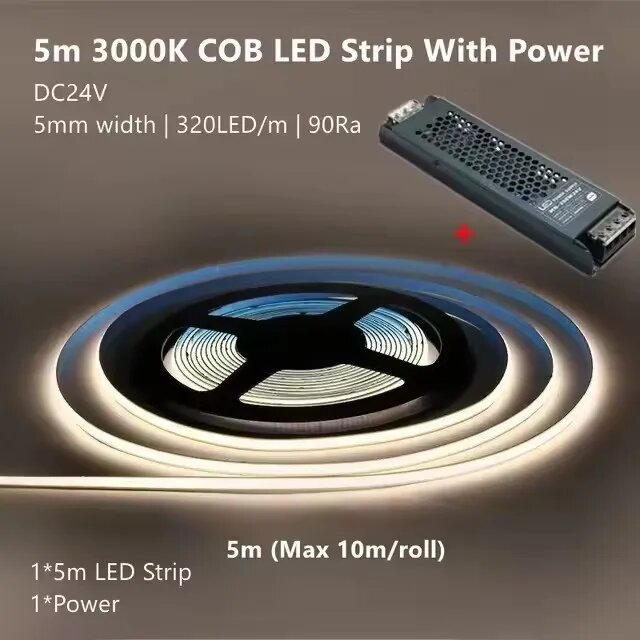 Противоскользящая светодиодная лента для лестниц Khelse 4000K LED Strip Set, 1 Pcs