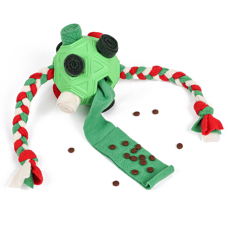 Новая игрушка для собак, мяч для нюхания, мяч для выдачи еды, головоломка, медленный кормушка, интерактивная жевательная игрушка для тренировки кошек и собак