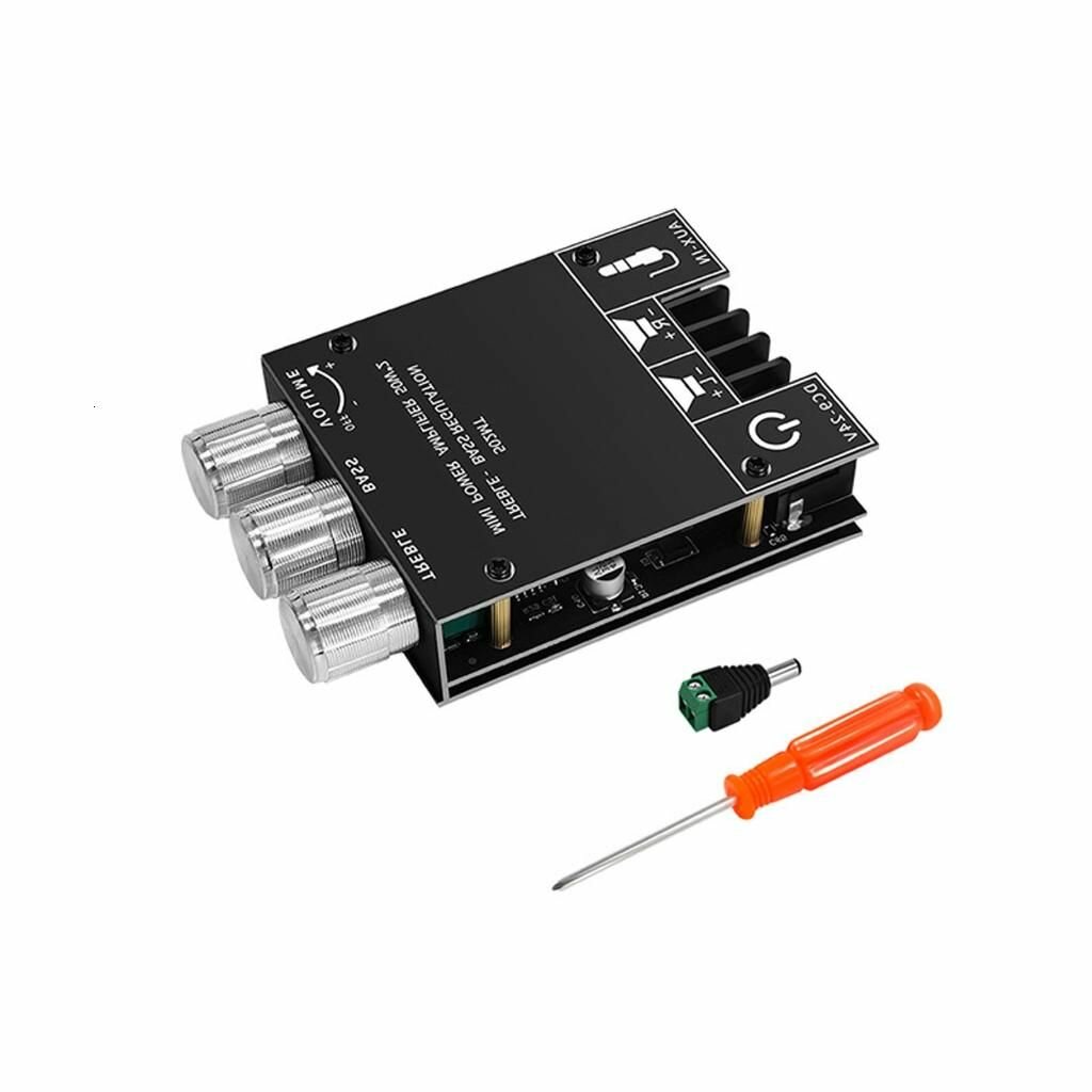 12-24V 50Вт x2 Bluetooth цифровой усилитель звука