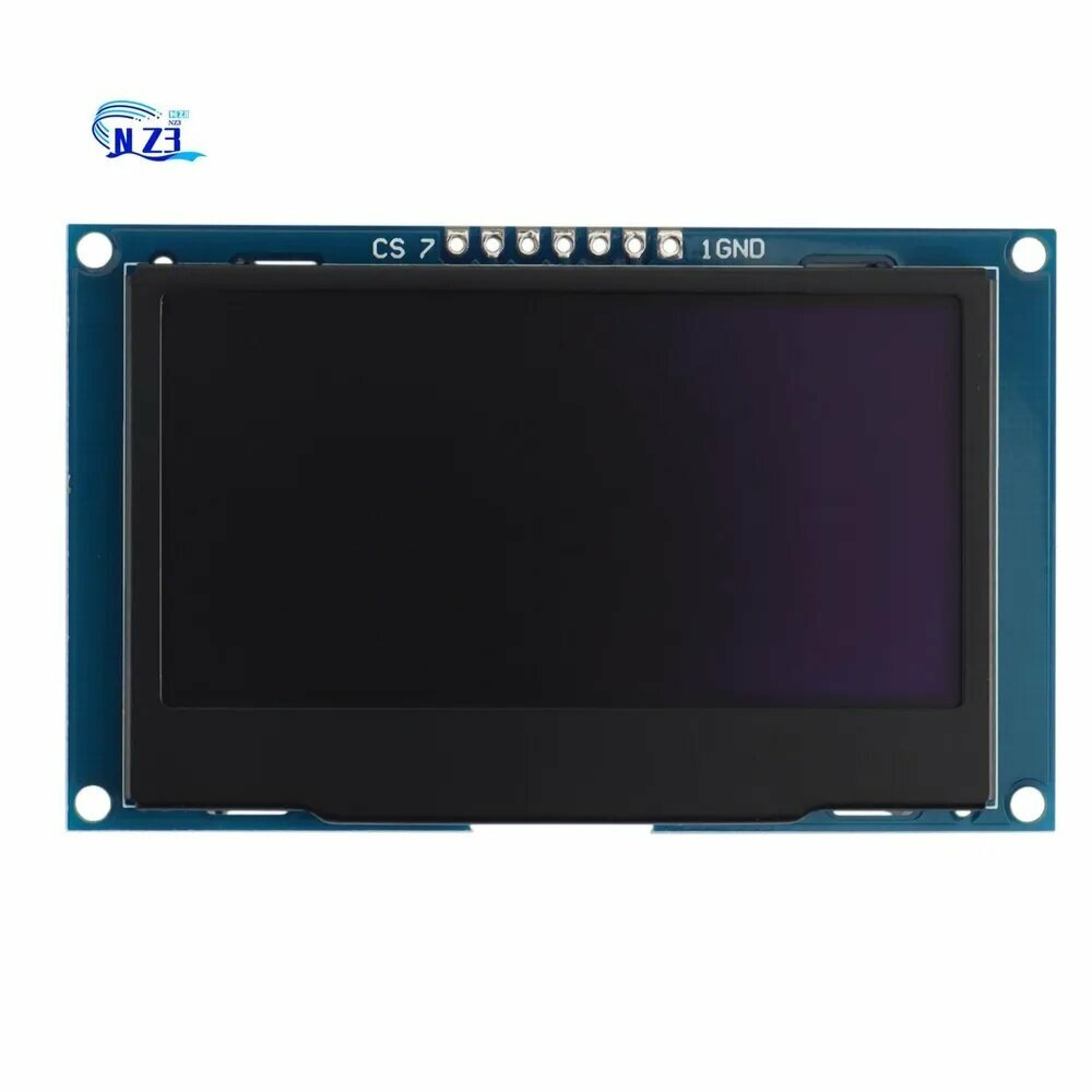 J6(H Z A D) 2,42-дюймовый 12864 128X64 OLED-дисплей Модуль IIC I2C SPI Серийный ЖК-экран совместим с C51 STM32 SSD1309 (белый шрифт)