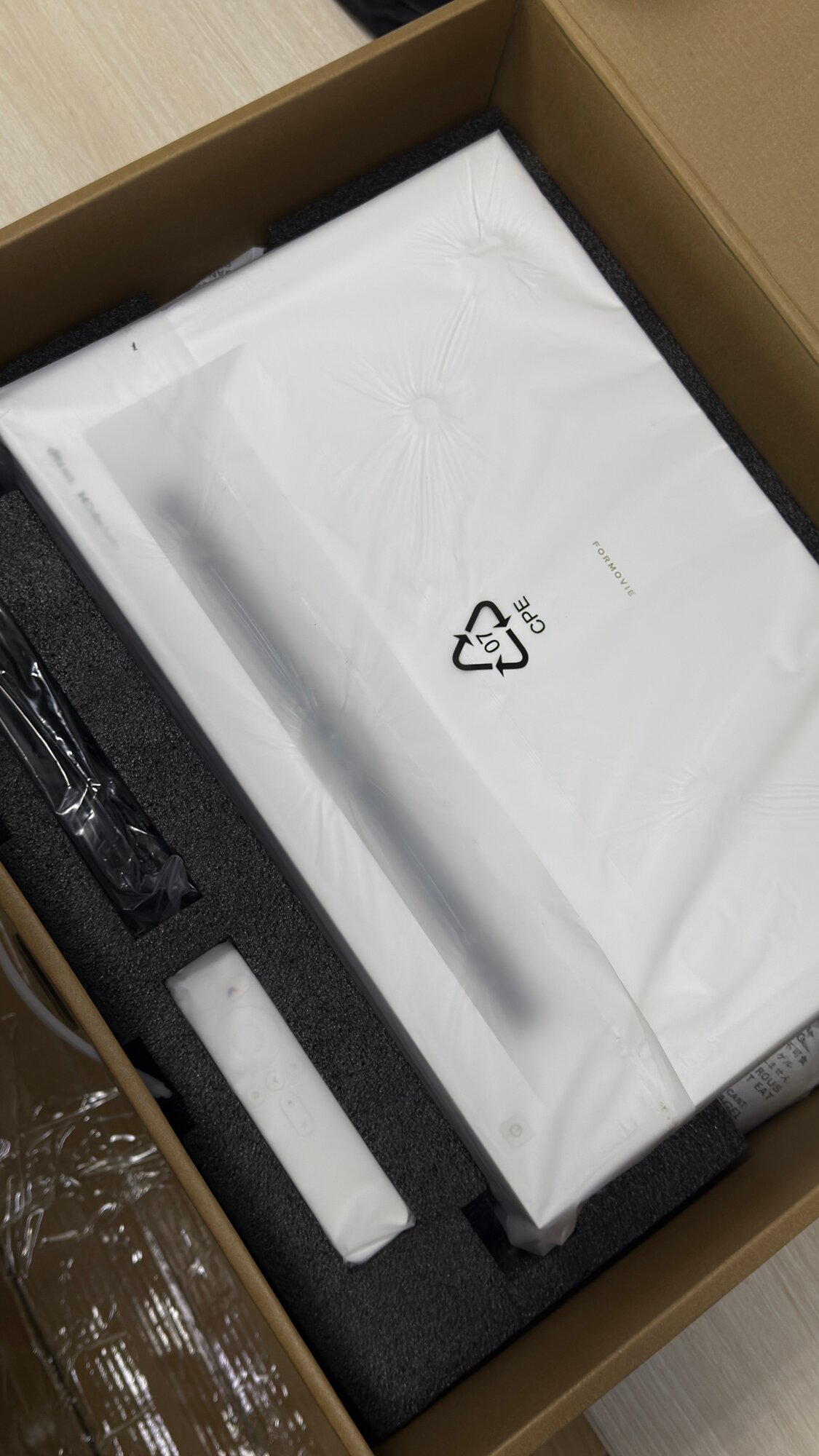 Лазерный проектор Xiaomi Formovie С3 - Cinema 3, ультракороткофокусный 4K, 3840х2160, Android, белый