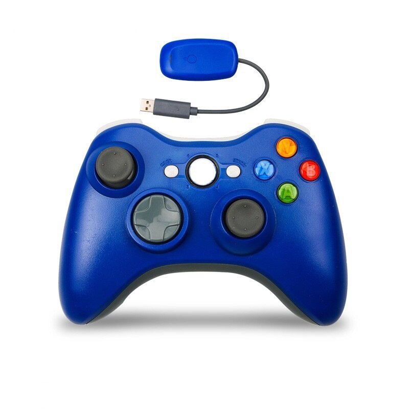 Беспроводной игровой контроллер XBOX360 с 2.4g беспроводным приемником для ПК/компьютера, контроллер с вибрацией для игр PC360