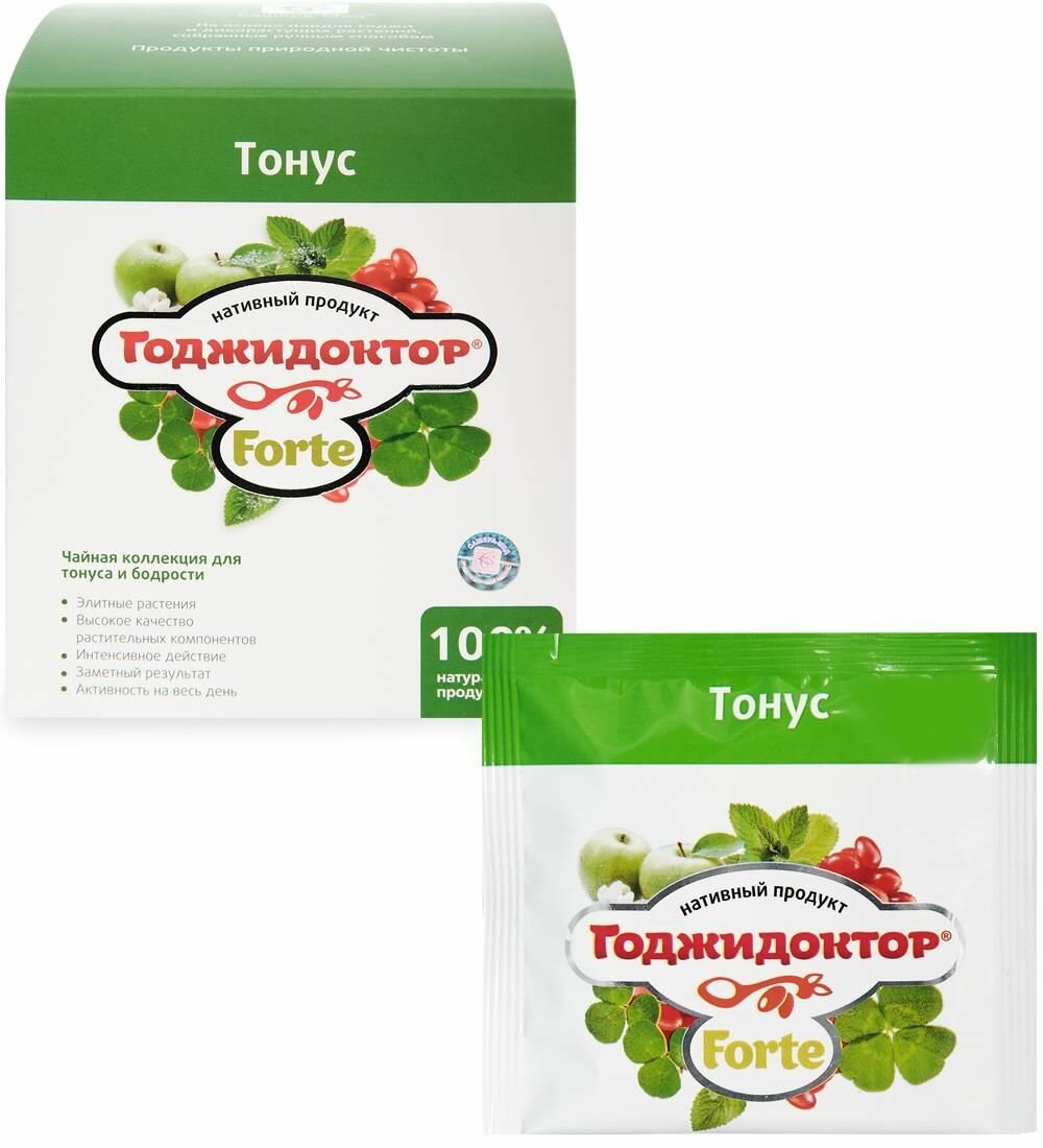 Годжидоктор Форте Чайный напиток. Тонус №10*3 г A2159200 Сашера-Мед