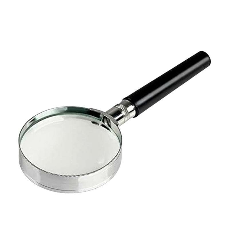 Лупа с металлической оправой, 5 диаметров, 100MM