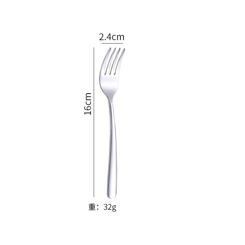 Утолщенный набор ножей и вилок для стейка 304, набор посуды для западной кухни, элегантный нож, вилка и ложка из