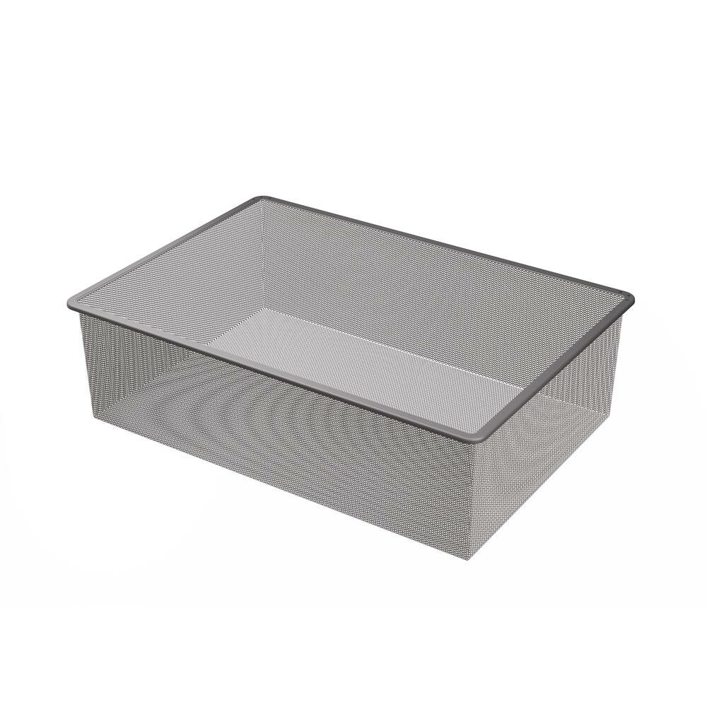 Корзина мелкосетчатая Лион 74.2x51.1x18.5 см цвет серый