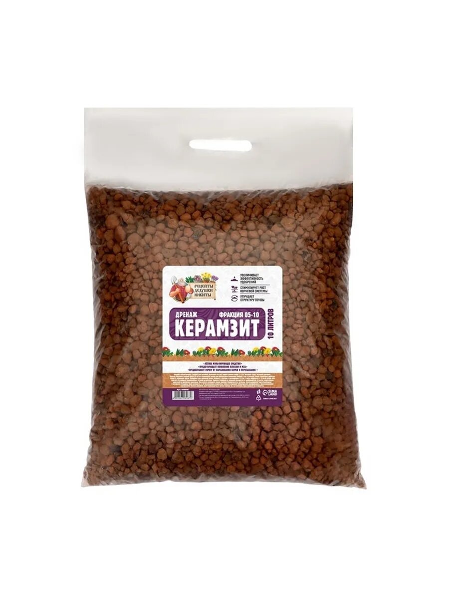 Эффективный дренаж для растений из керамзита