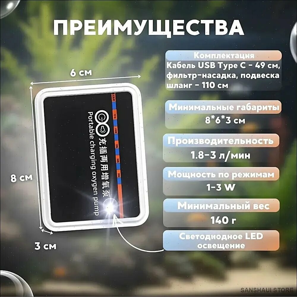 Компрессор для аквариума — фото 1
