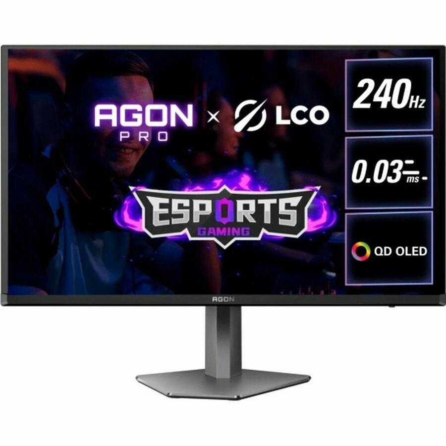27" Монитор Монитор AG276QZD2 (AG276QZD2) черный - 2560x1440 2K@240Гц, QD OLED, 0,03 мс, 1 500 000:1, 450 кд/м2, 178/178, HDMI, DisplayPort