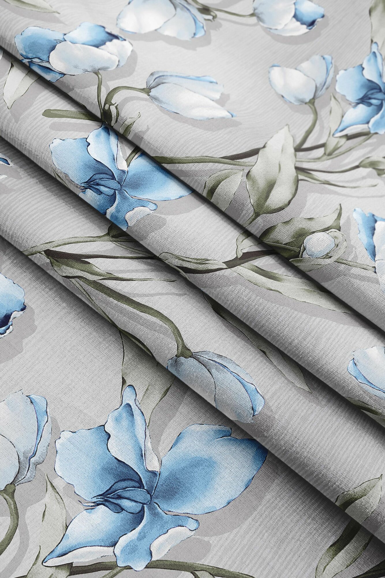 Ткань для шитья постельного белья, Бязь, Хлопок, цв. серый, Длина 7.10 м, Ширина 220 см, Плотность 142 г/кв. м