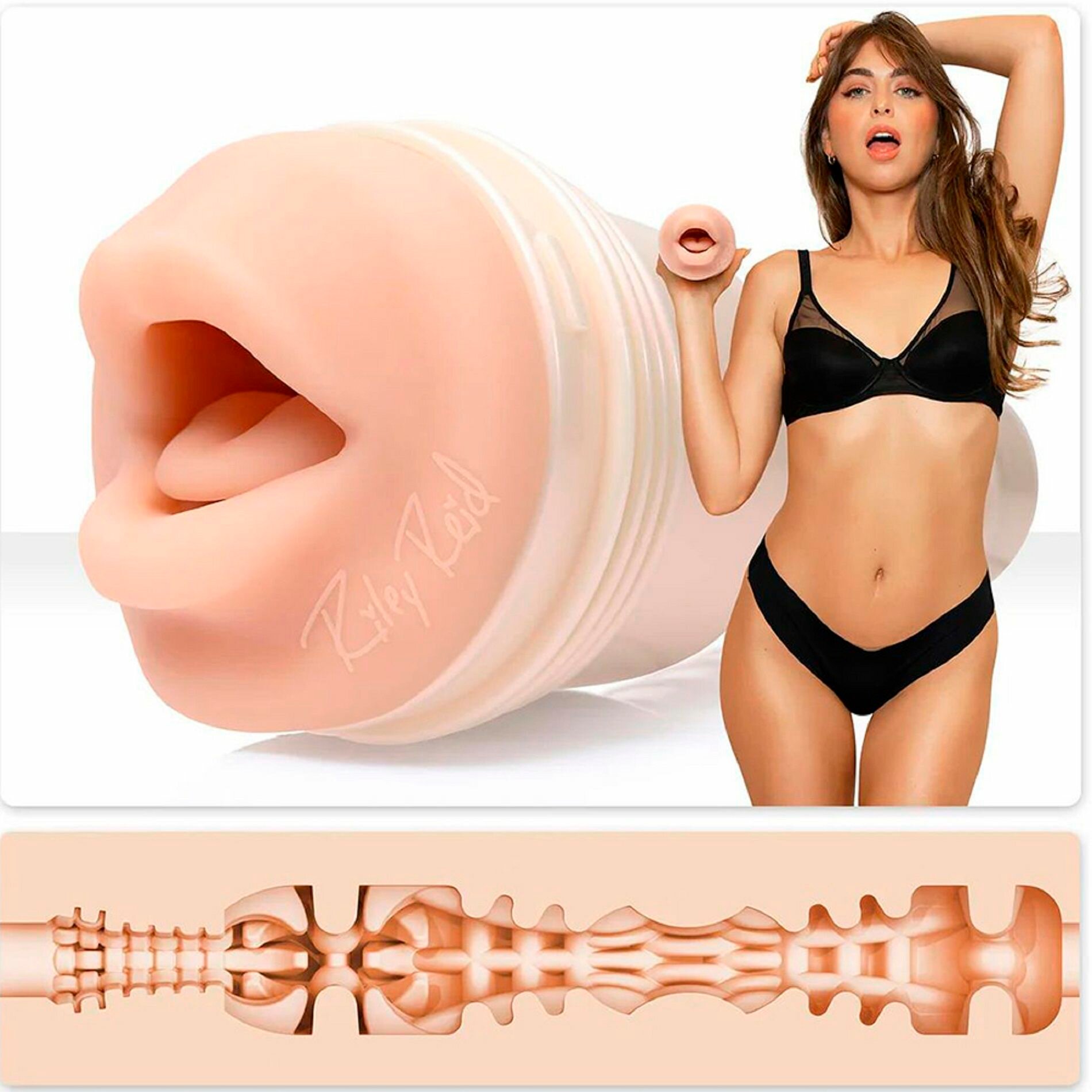 Мастурбатор Fleshlight Girls Fleshlight Girls Riley Reid Insomnia Texture, губы