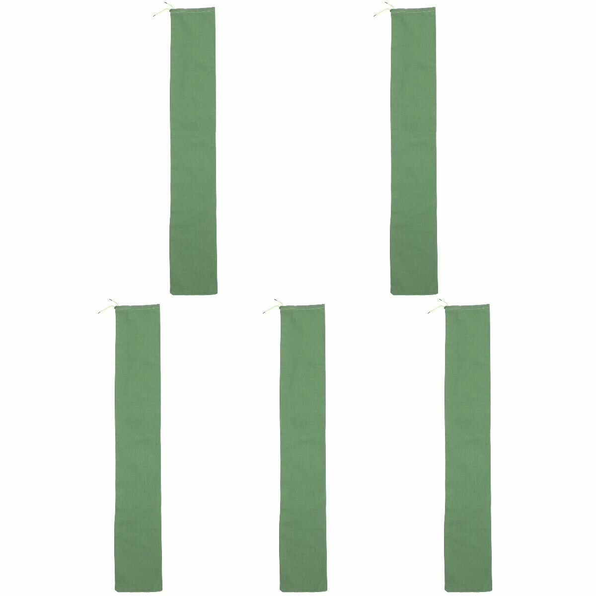 Песчаные мешки из брезента зелёного цвета для защиты от затопления дома, комплект 5 шт