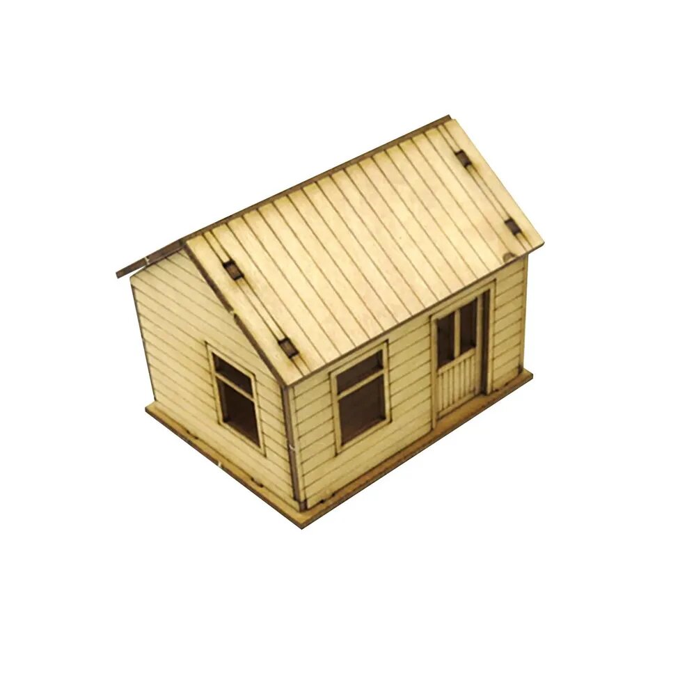 Сборная модель дома в масштабе 1:72, архитектурный макет для микроландшафта, стиль Б