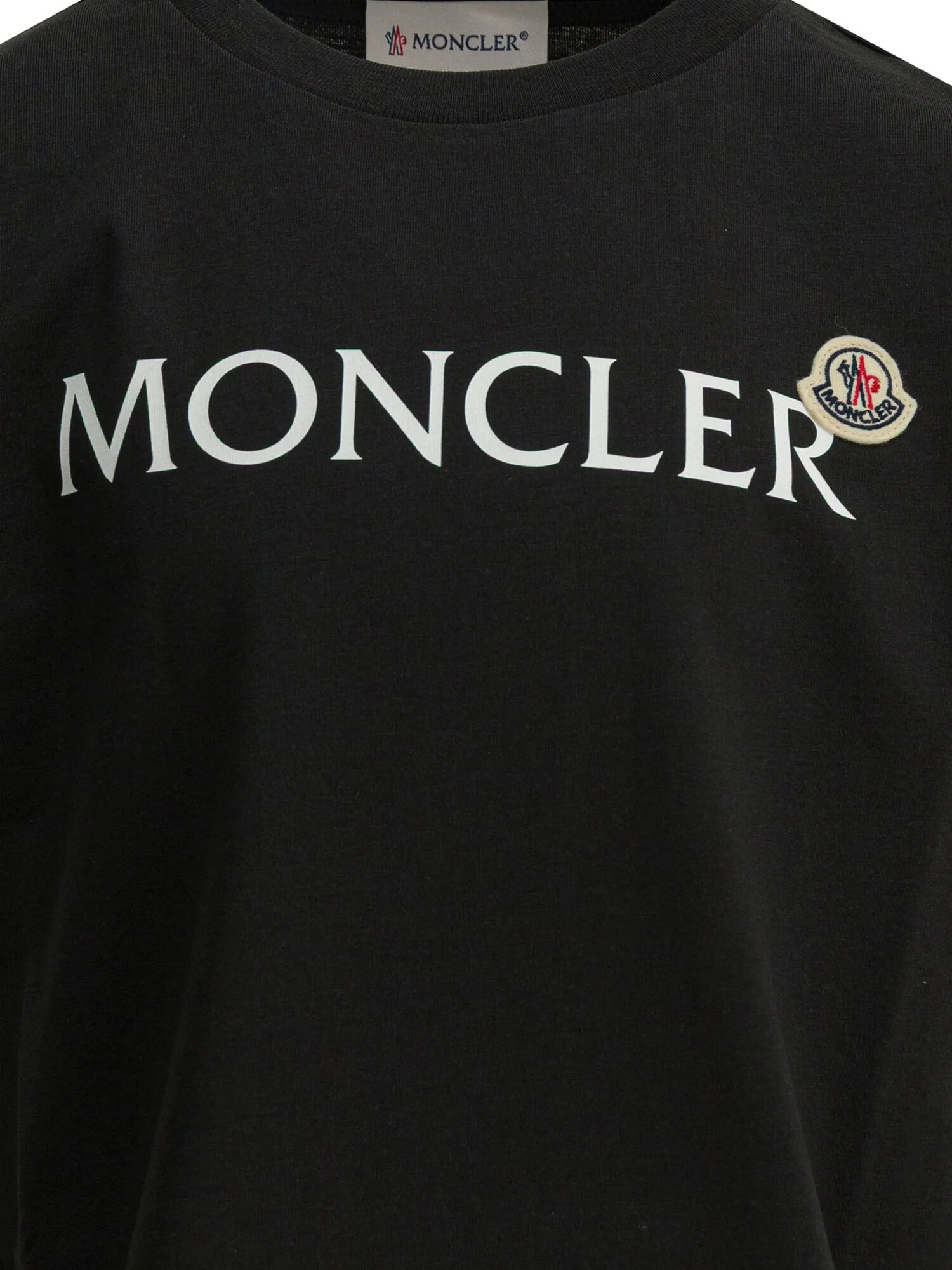 Футболка Moncler Logo T-shirt, размер 10 лет, черный — фото 1