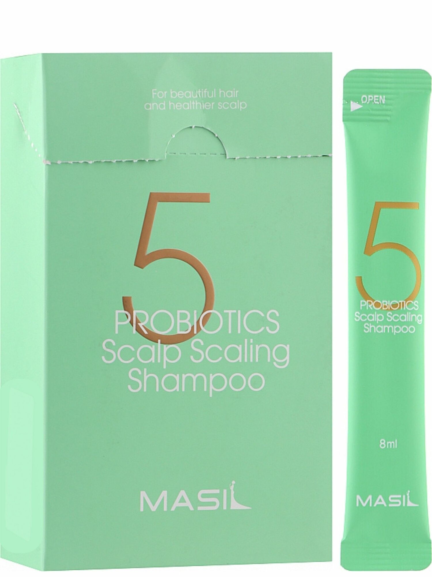 MASIL Глубокоочищающий шампунь с пробиотиками 5 Probiotics Scalp Scaling Shampoo, 20 шт х 8 мл.
