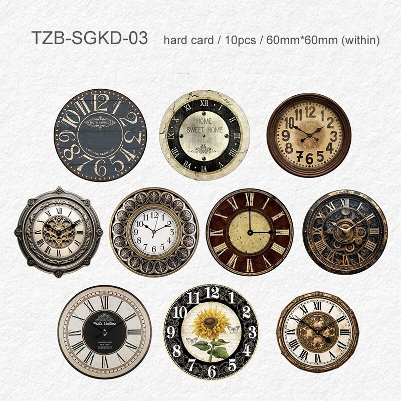 Jianwu Time Scale Series винтажные часы наклейки для скрапбукинга