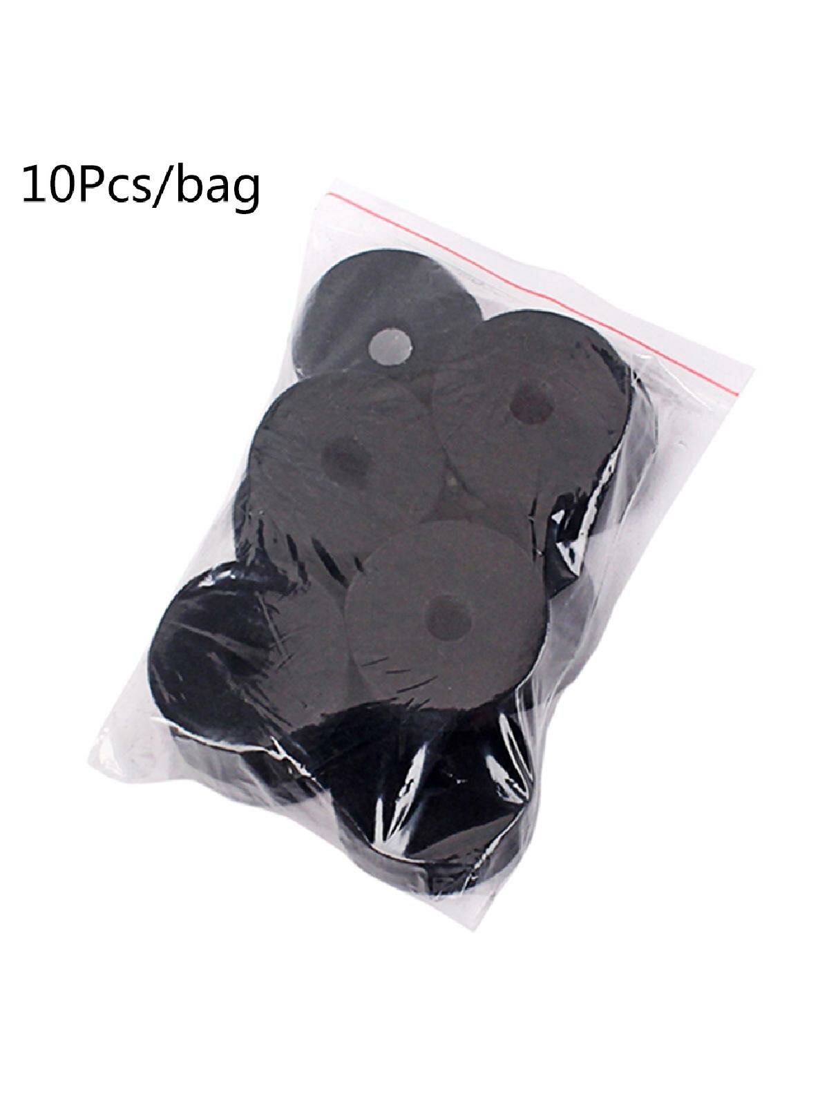 10 шт, войлочная шайба для тарелок WC72, войлочная шайба-черный