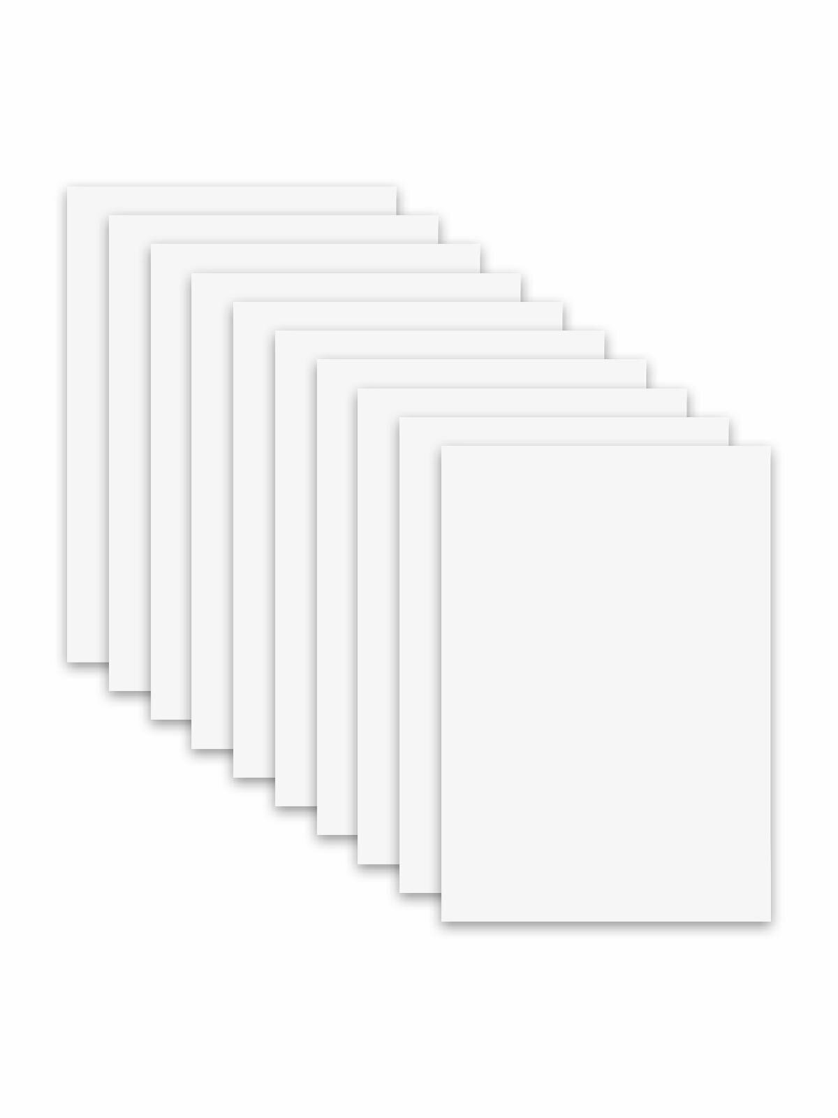 1 упаковка из 10 листов цветной бумаги, пригодной для нанесения тонких чернил