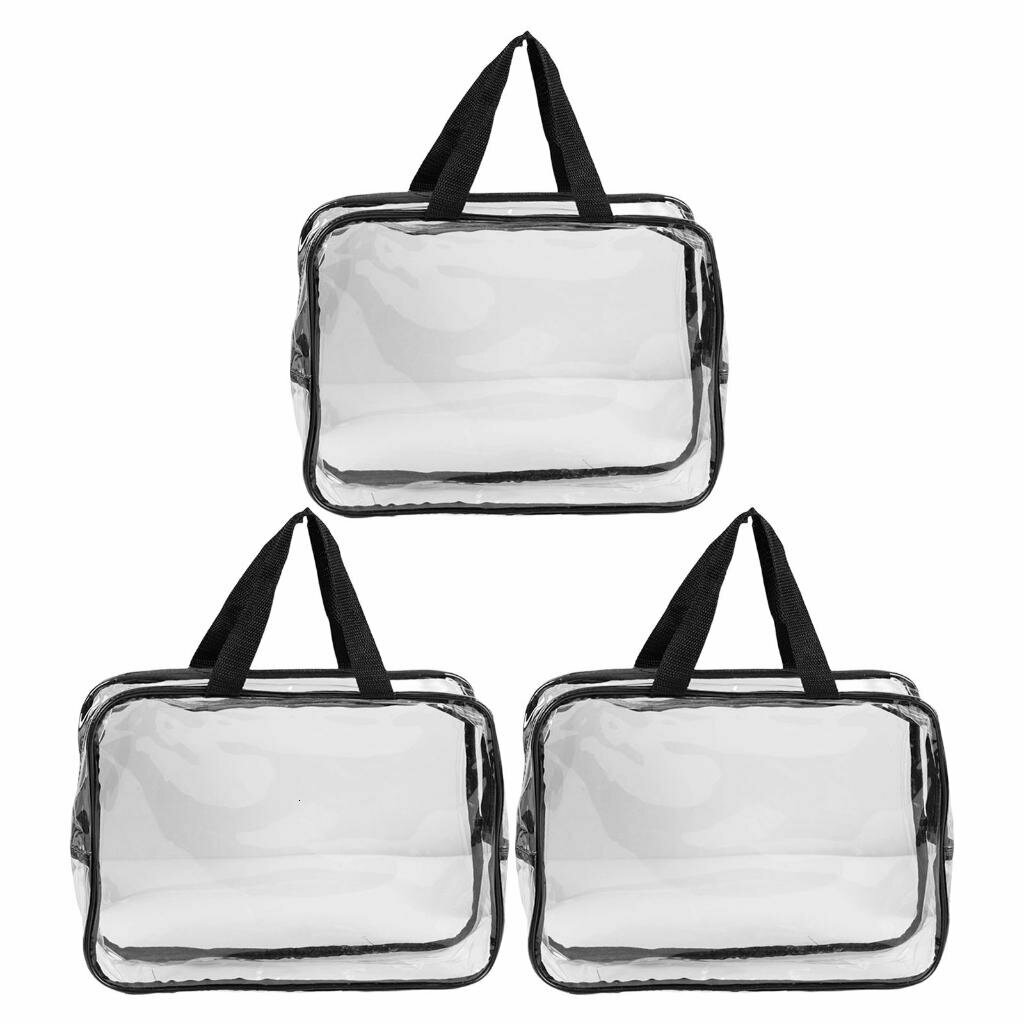 Прозрачный ПВХ-мешок для хранения игрушек, Три упаковки - Мешок из ПВХ очень вместительный